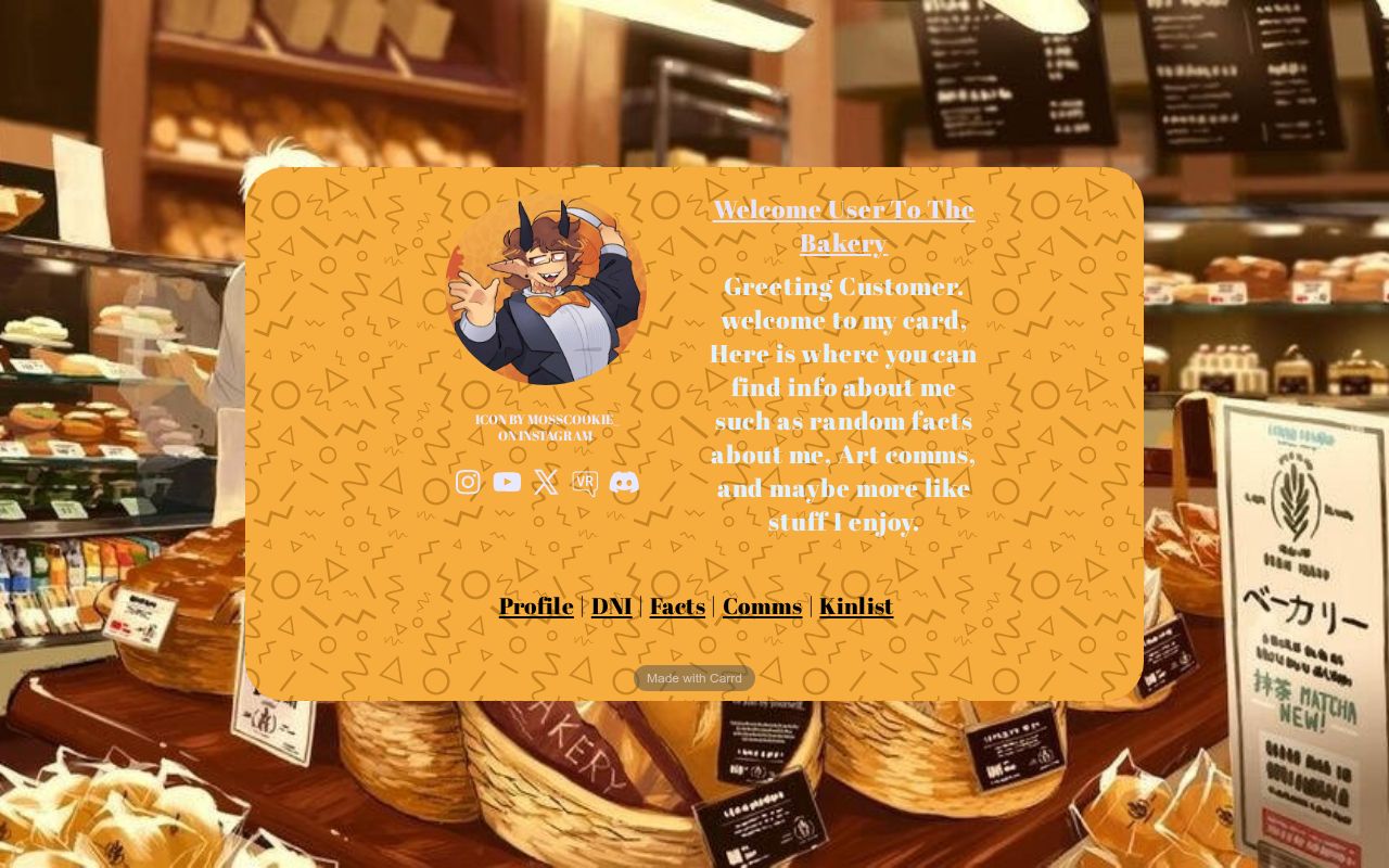 Toast's Card Bakery
